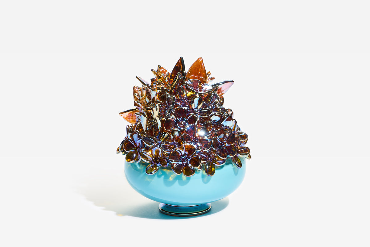 Flower Bowl IV – London Glassblowing