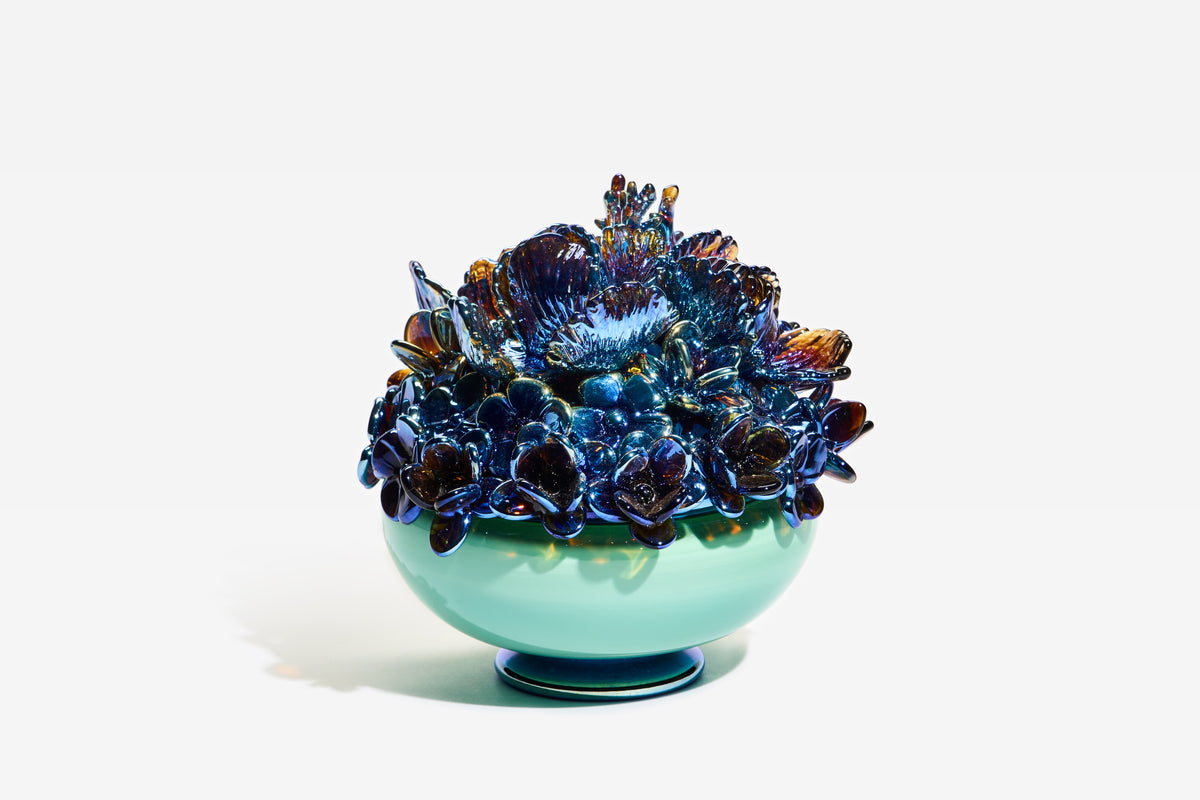 Flower Bowl V – London Glassblowing