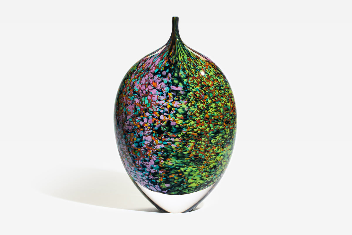 Black Reef Large Tall Dropper – London Glassblowing