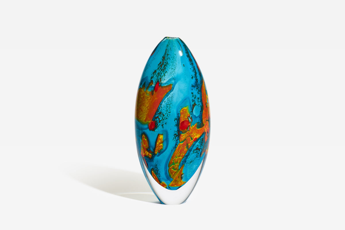 Lagoon Medium Tall Stoneform – London Glassblowing