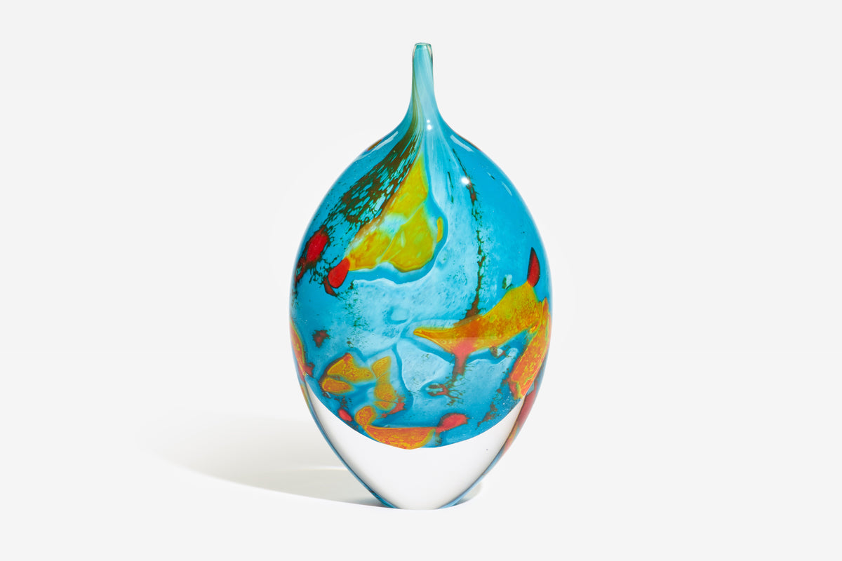 Lagoon Large Tall Dropper – London Glassblowing