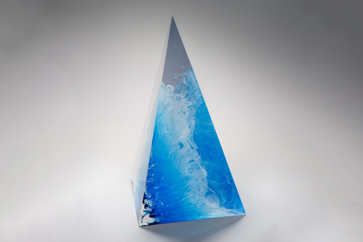 Light Blue Shard – London Glassblowing