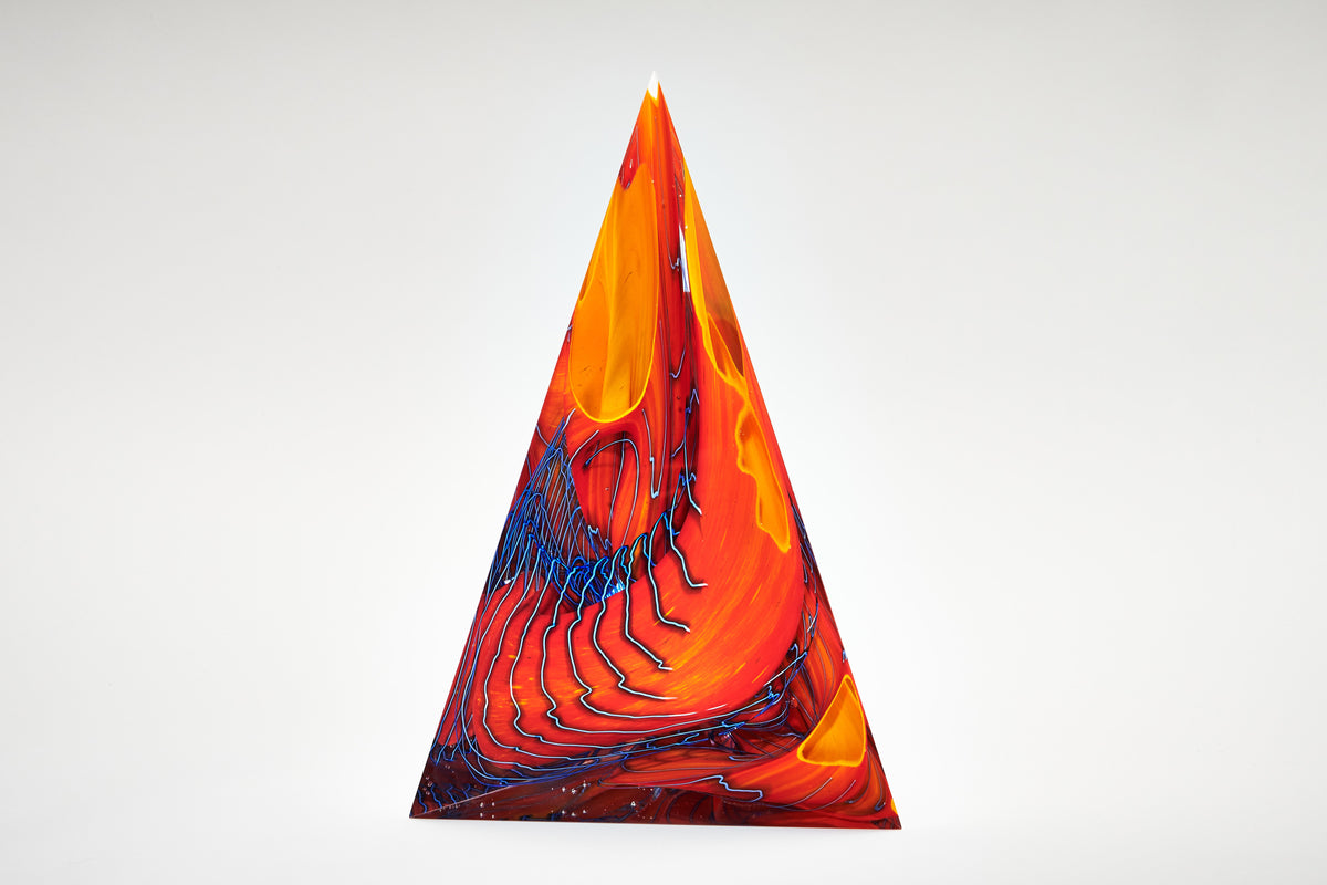 Tiger Coral Pyramid II – London Glassblowing