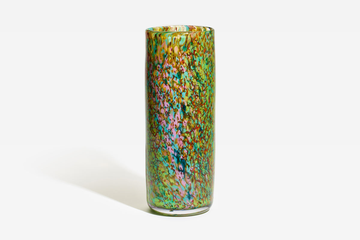 Reef Large Cylindrical Vase – London Glassblowing