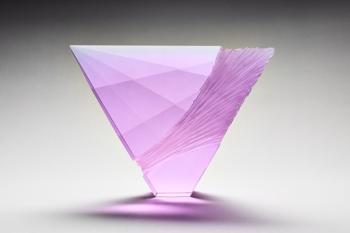 Purple Triangle – London Glassblowing